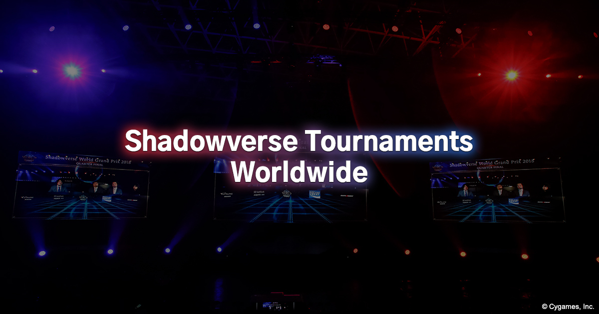 Tournaments | Shadowverse Esports | Shadowverse | Cygames